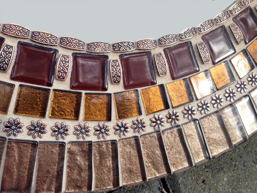 Brown Copper Bronze Mosaic Mirror – Green Street Mosaics
