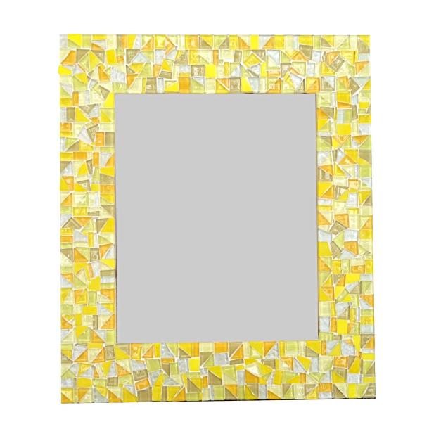 Yellow Mosaic Wall Mirror – Green Street Mosaics