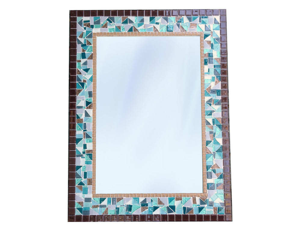 Rectangular Mosaic Mirror – Green Street Mosaics